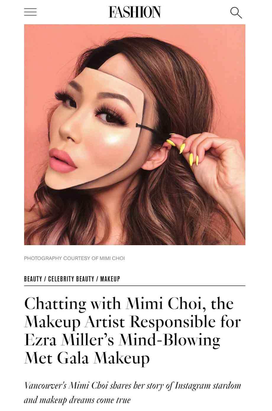 Illusion Makeup Artist Mimi Choi | Press | Blanche Macodnald Centre